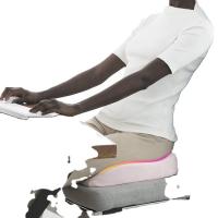 China Adult Coccyx Seat Cushion with Customized Wash Label and Bamboo Charcoal Memory Foam for sale