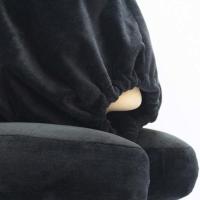 China Customized PU U Shaped Hoodie Travel Pillow with Memory Foam Neck and Shoulder Support for sale