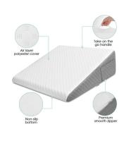 China Custom Logo Accepted OBLONG Wedge Pillow Leg Cushion for Hip Preparation and Sleep for sale