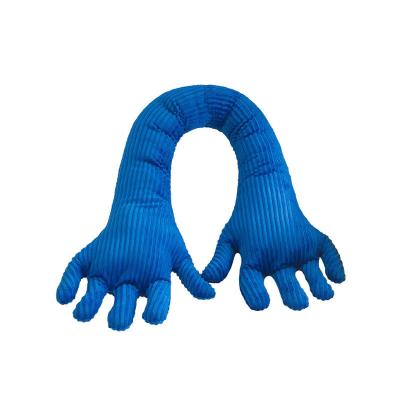 China Memory Foam Filling Knitted Office Lumbar Cushion for Sedentary Back Support for sale