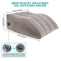 China Portable Flocking Leg Foot Pillow for Inflatable Sofa Bedding 0.5-1 Kg Memory Foam for sale