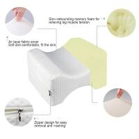 China Comfortable Pregnancy Knee Pillow for Sleeping Unpick and Wash Memory Foam Bed Pillow for sale