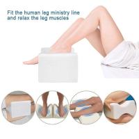 China 100% Cotton Memory Foam Knee Pillow for Pregnant Women OBLONG Knitted Design for sale