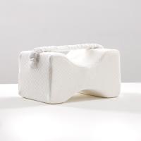 China 100% Cotton Memory Foam Knee Pillow for Pregnant Women OBLONG Knitted Design for sale