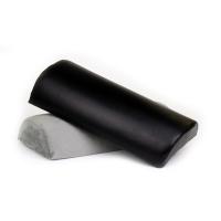 China Memory Foam Half Moon Shape Lumbar Roll Bolster Foot Pillow Rest Cushion for Hotel for sale