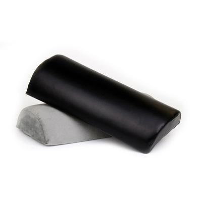 China Memory Foam Half Moon Shape Lumbar Roll Bolster Foot Pillow Rest Cushion for Hotel for sale