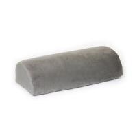 China Memory Foam Half Moon Shape Lumbar Roll Bolster Foot Pillow Rest Cushion for Hotel for sale