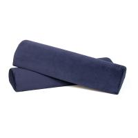China Memory Foam Half Moon Shape Lumbar Roll Bolster Foot Pillow Rest Cushion for Hotel for sale