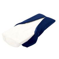 China Memory Foam Half Moon Shape Lumbar Roll Bolster Foot Pillow Rest Cushion for Hotel for sale