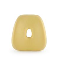 China Orthopedic Memory Foam Knee Pillow with Washable Velboa Cover and Embroidered Pattern for sale