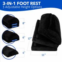 China Customized Color Avalibaled 2022 Tall Adjustable Foot Rest Under Desk cushion for Warm Cozy Feet for sale