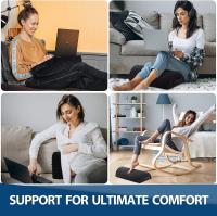 China Take Your Camping Comfort to the Next Level with D-Shape Woven Foot Rest Cushion for sale