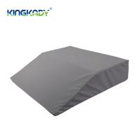 China Living Room Leg Wedge Pillows with Knitted Cover Memory Foam Gel Leg Elevation Design for sale