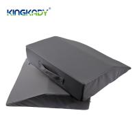 China Living Room Leg Wedge Pillows with Knitted Cover Memory Foam Gel Leg Elevation Design for sale