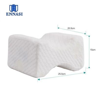 China Customized Logo Accepted Ergonomic Design Knitted Cover Memory Foam Leg Rest Wedge Pillow for sale