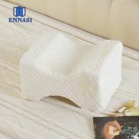 China Customized Logo Accepted Ergonomic Design Knitted Cover Memory Foam Leg Rest Wedge Pillow for sale