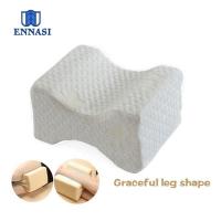 China Customized Logo Accepted Ergonomic Design Knitted Cover Memory Foam Leg Rest Wedge Pillow for sale