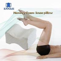 China Customized Logo Accepted Ergonomic Design Knitted Cover Memory Foam Leg Rest Wedge Pillow for sale