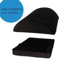 China Custom Logo Accepted Knee Memo Pillow for Orthopedic Support Under Desk Foot Rest for sale