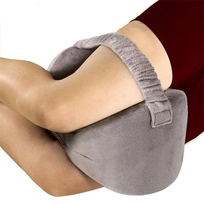 China 60 Fabric Count Memory Foam Reversible Contour Orthopedic Leg Knee Pillow for sale