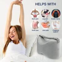 China 60 Fabric Count Memory Foam Reversible Contour Orthopedic Leg Knee Pillow for sale