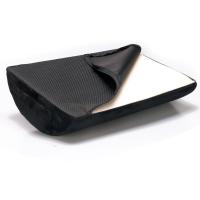 China Non-Slip Memory Foam Rest Cushion for Work and Airplane Travel Black Office Support for sale