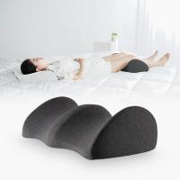 China Bamboo Memory Foam Orthopedic Knee Contour Pillow for Customized Sciatica Pain Relief for sale