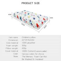 China 40% Tencel 60% Polyester Memory Foam Kids Sleeping Pillow Mini Children Cartoon Pillow for sale
