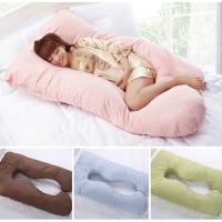 China 100% Cotton Filling U Shaped Body Maternity Pregnancy Sleeping Pillow for Pregnant Women for sale