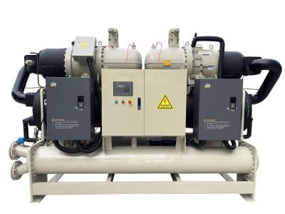 China Commercial Water Cooled Screw Chiller 500HP Energy Saving Screw Type Chiller For Buildings for sale