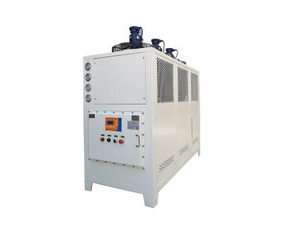China Air-cooled Scroll Chiller with 5-200 Tons Cooling Capacity Microcomputer Control System and Shell and Tube Evaporator for sale