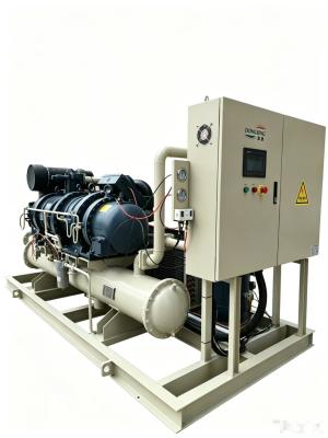 China Industrial Ultra Low Temperature Two-Stage Screw Chiller with Microprocessor Control for Efficient Cooling for sale
