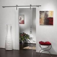 China Aluminium Tempered Glass Shower Door Stainless Steel Semi Frameless for sale