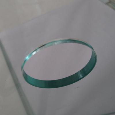 China Big Handle Hole Shower Tempered Glass CNC Stained Polished for sale
