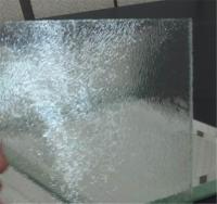 China Rolled Custom Embossed Glass , OEM Frosted Privacy Glass For Door for sale