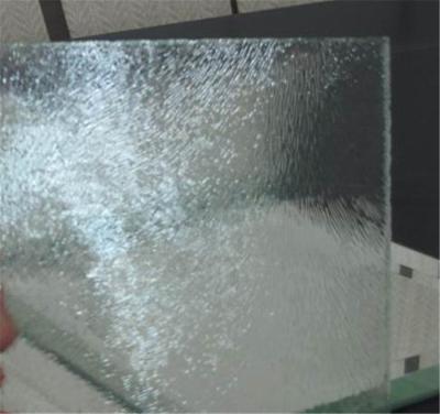 China Rolled Custom Embossed Glass , OEM Frosted Privacy Glass For Door for sale
