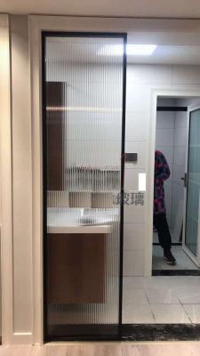 China OEM Framed Curved Tempered Patterned  Glass Solid Structure for sale