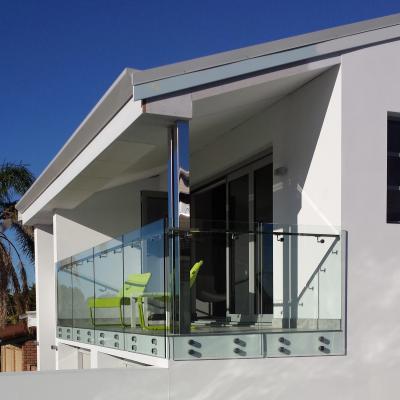 China Toughened Laminated Building Tempered Glass Railing Design For Balcony for sale