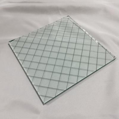 China Custom Design Fire Proof Glass Art Wired Sound Insulation for sale