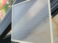 China OEM Acid Etched Tempered Glass Non Fingerprint Non Slip Glass For Building for sale