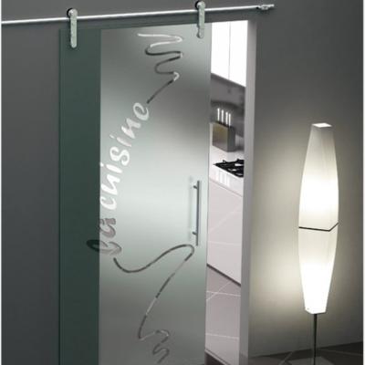 China Customized Size Tempered Glass Door Clear Frameless For Bathroom for sale