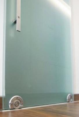China Ice Tempered Glass Door Sliding CE Certificate With Hardware Kit for sale