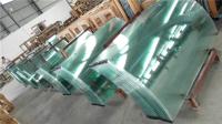 China Building Bent Tempered Glass 3-19mm Bent Curved Glass for Freezer for sale