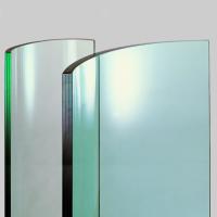 China Custom Hot Curved Laminated Tempered Glass Low Iron 10mm Extra Clear for sale