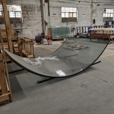 China Huge Curved Low E Insulated Glass Toughened Heat Strengthened Glass for sale