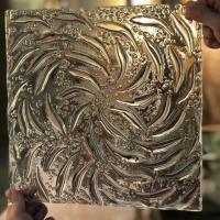 China Decorative Tempered Art Glass Partition Screen 6mm to 19mm Thick Hot Melting for sale