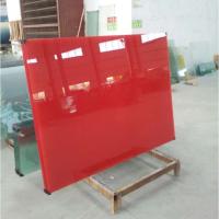 China 4mm Tempered Art Glass Decorative Blue White Green Red Back Painted Lacquered for sale