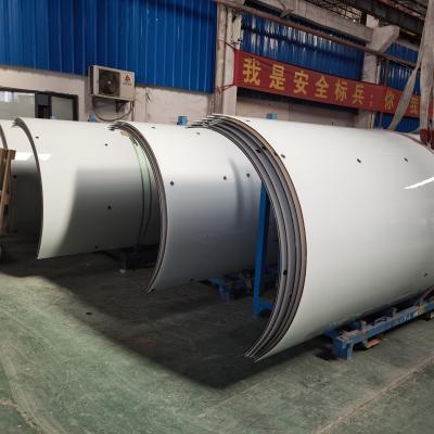 China Oversized Curved Laminated Tempered Glass For Wall And Building for sale