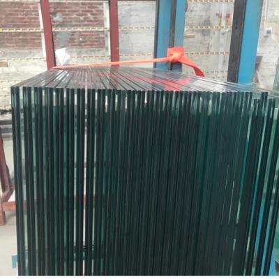 China Custom Safety Toughened Laminated Tempered Glass PVB Interlayer Film Polished Edge for sale