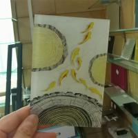 China Ceramic Digital Printing Tempered Art Glass For Wall Decoration for sale